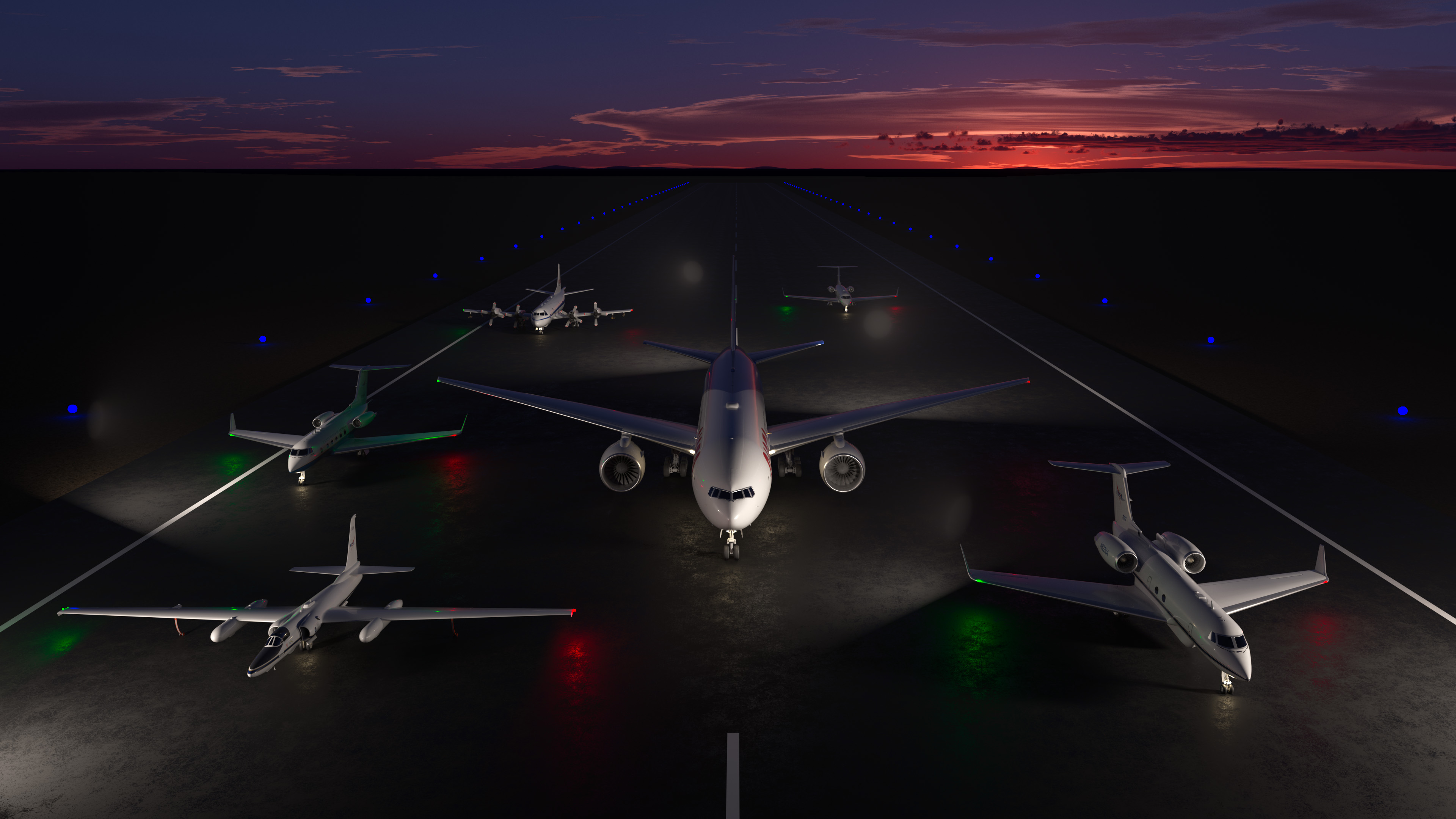NASA Airborne Science Program Aircraft Platform Models