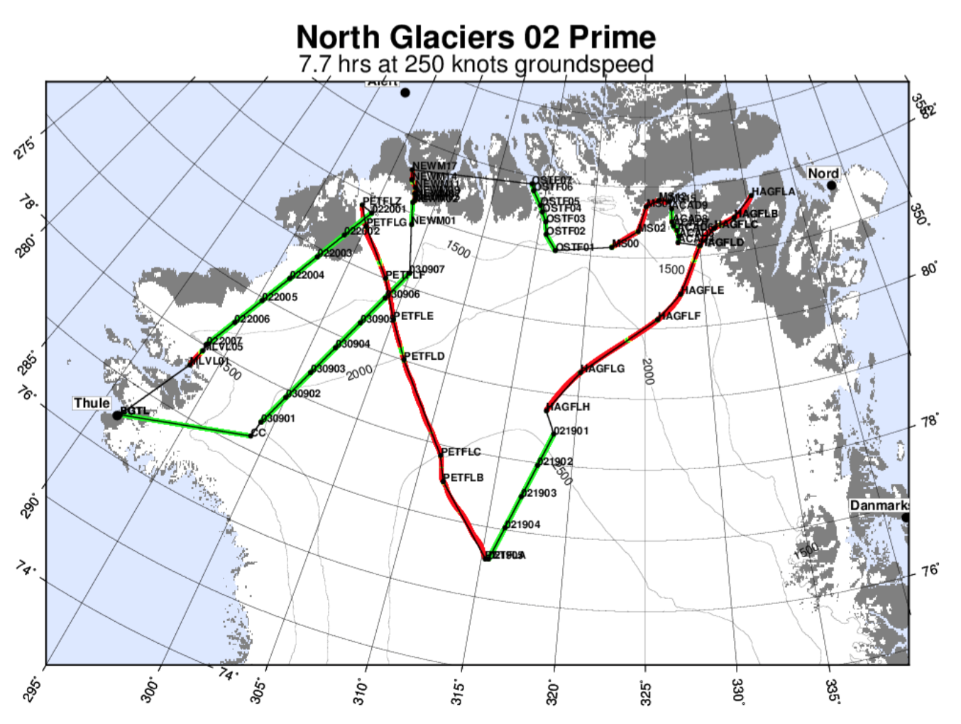 Map of today’s mission | NASA Airborne Science Program