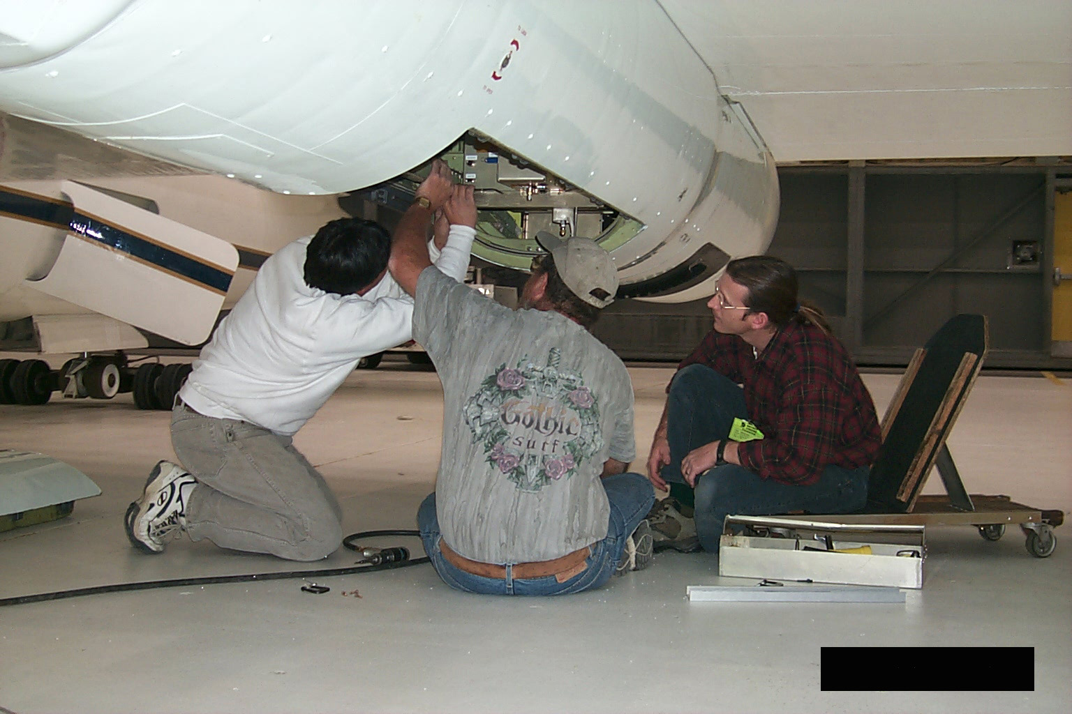 Working under the Aircraft | NASA Airborne Science Program