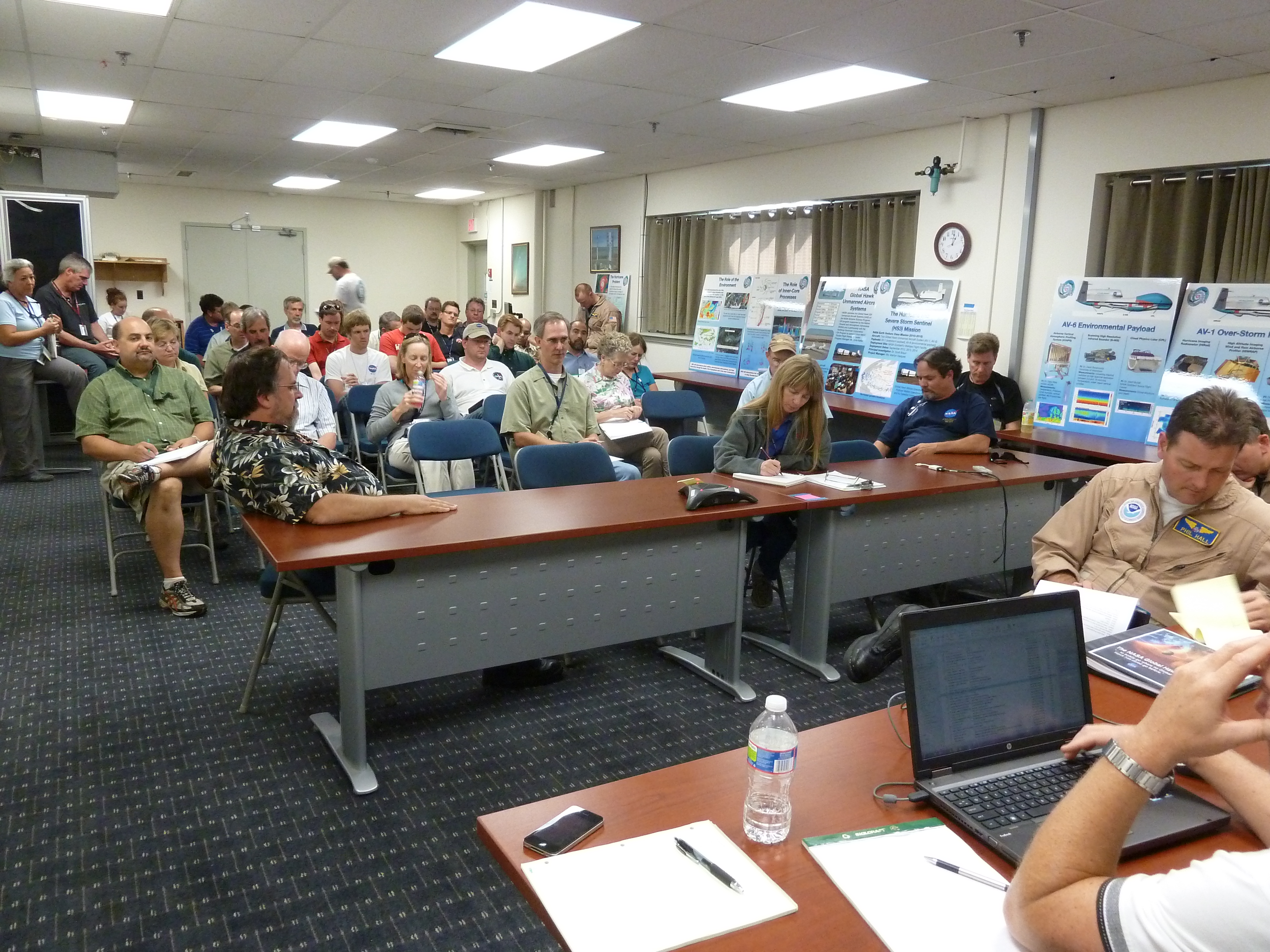 TN872 Ferry Flight Debrief at WFF (2012) | NASA Airborne Science Program