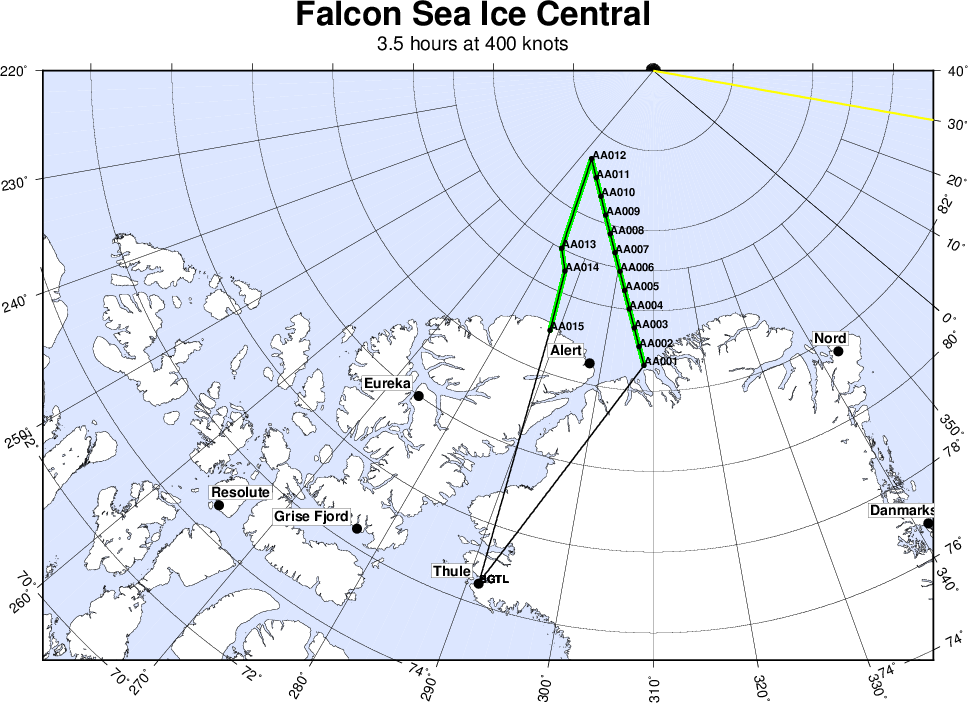 Map of Falcon Sea Ice Central | AJAX