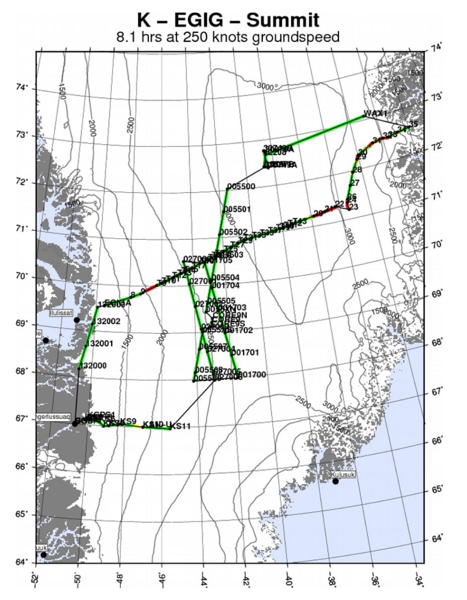 Map of today’s mission | NASA Airborne Science Program