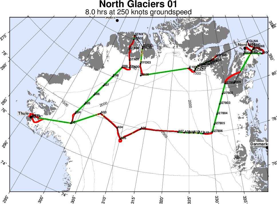 Map of North Glaciers 01 | NASA Airborne Science Program