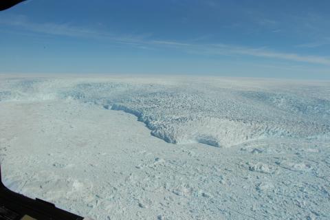 Calving front of Jakobshavn Glacier | NASA Airborne Science Program